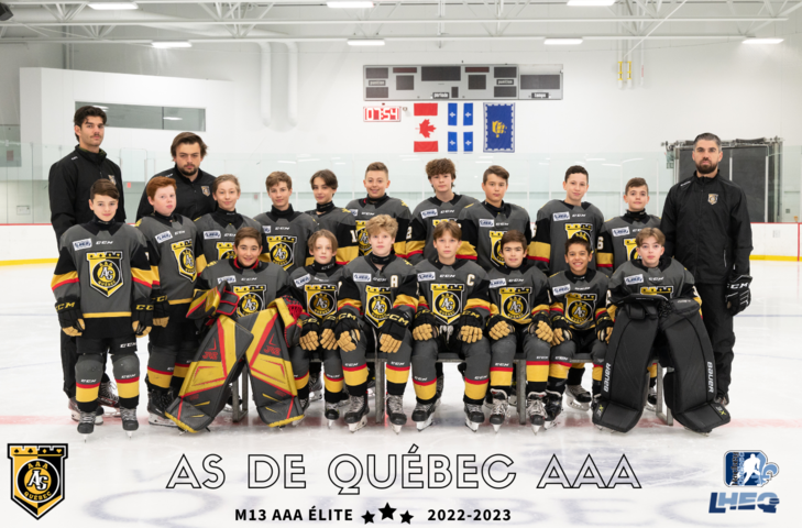 Photos d'équipe saison 2022-2023 | Les As de Quebec AAA